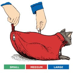 Original Cat Sack with Rear Underside Zipper Set – FourFlags.com