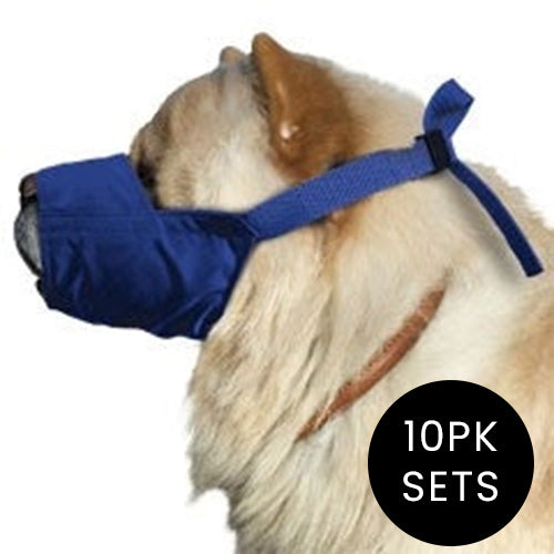 10 Pack Quick Muzzle for Short Snout Dogs Chow Muzzle Small-Large ...